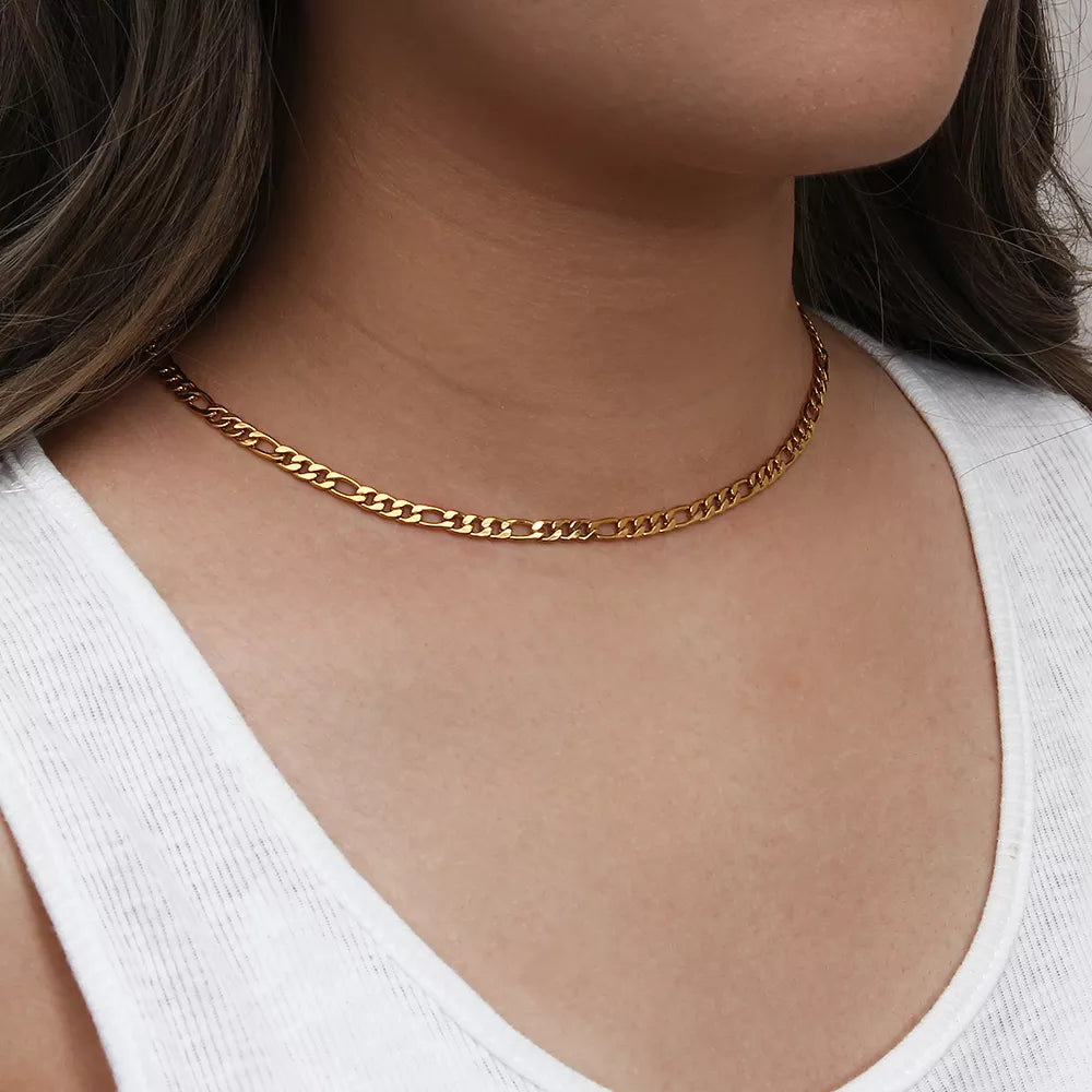 Grace 18K Gold-Plated Chain Necklace – Venus Rising® Boutique